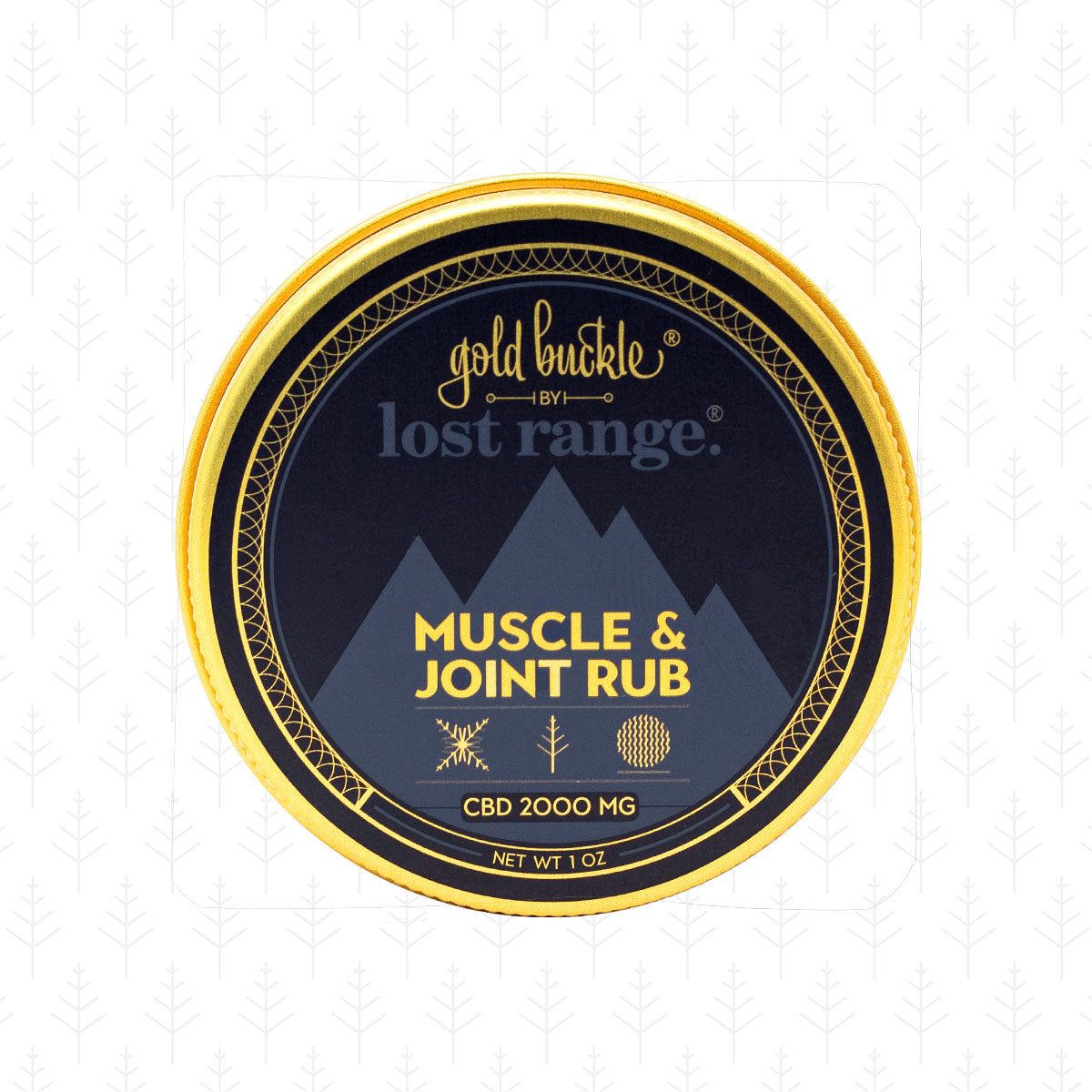 Gold Buckle® CBD Muscle & Joint Rub (2000-4000mg) – lost range.®