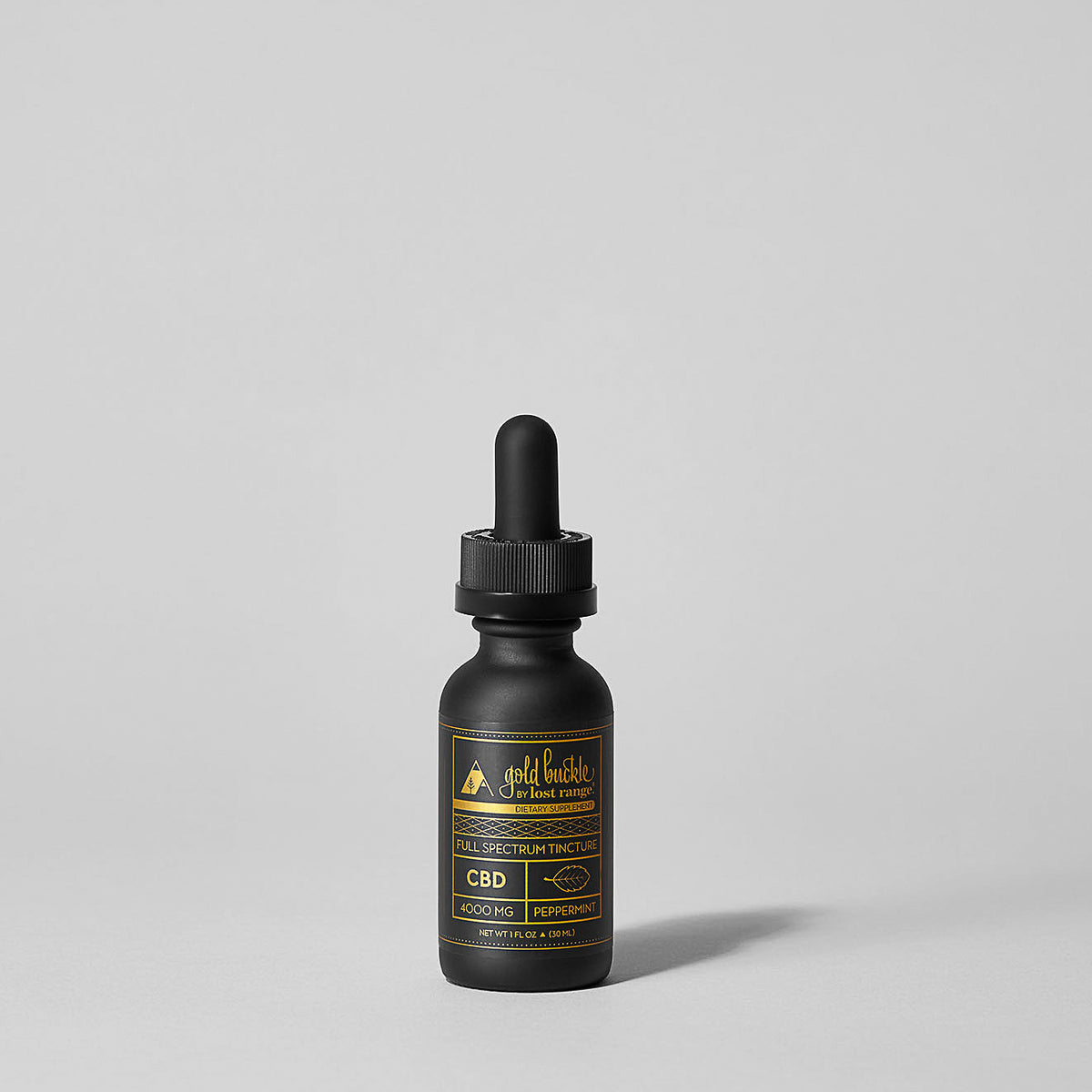 Gold Buckle® Full Spectrum CBD Tincture (4000mg) – lost range.®